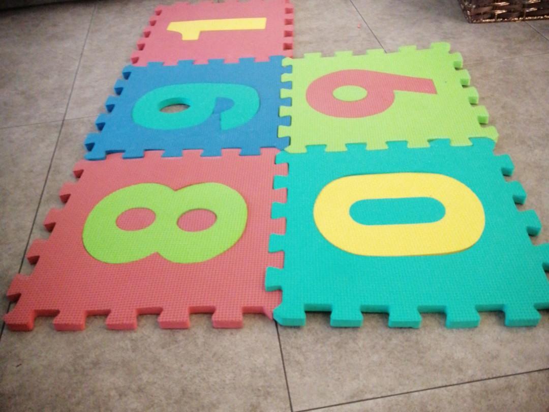 Foam number playmat, Babies & Kids, Baby Nursery & Kids Furniture ...