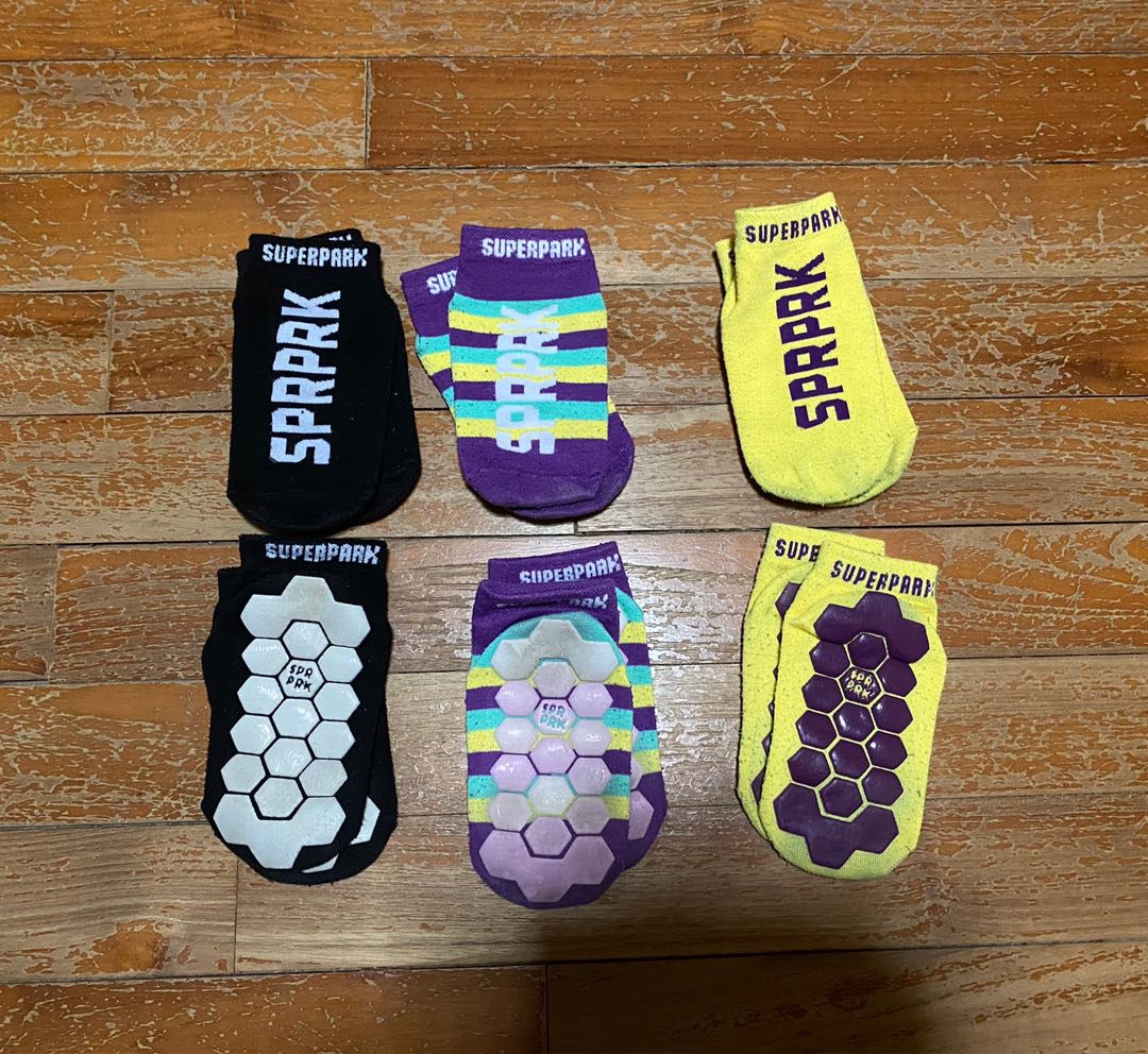 Free superpark grip socks for ages 3-6, Babies & Kids, Babies & Kids ...