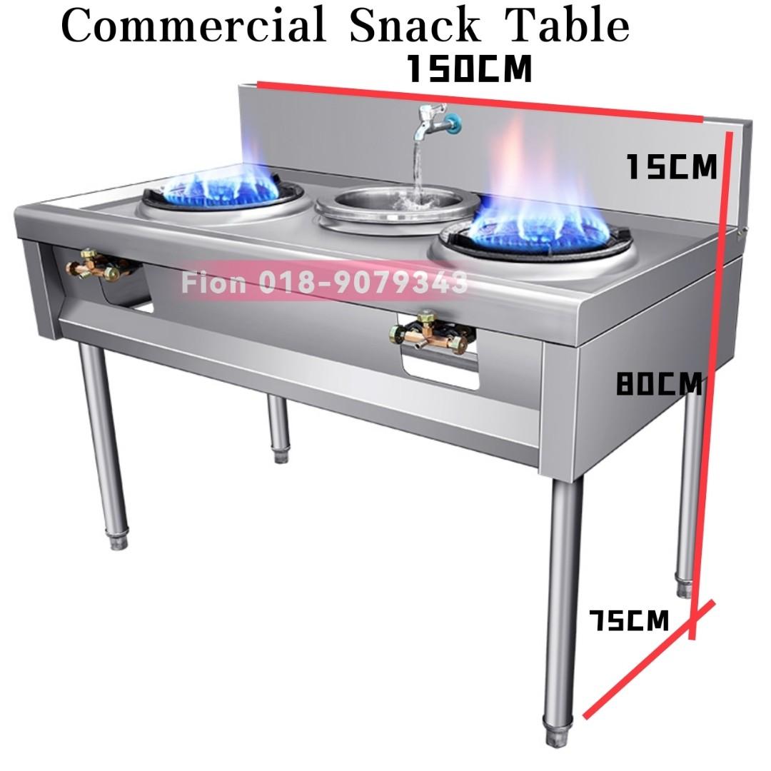 Furious fire stove commercial stainless steel stove gas liquefied gas ...