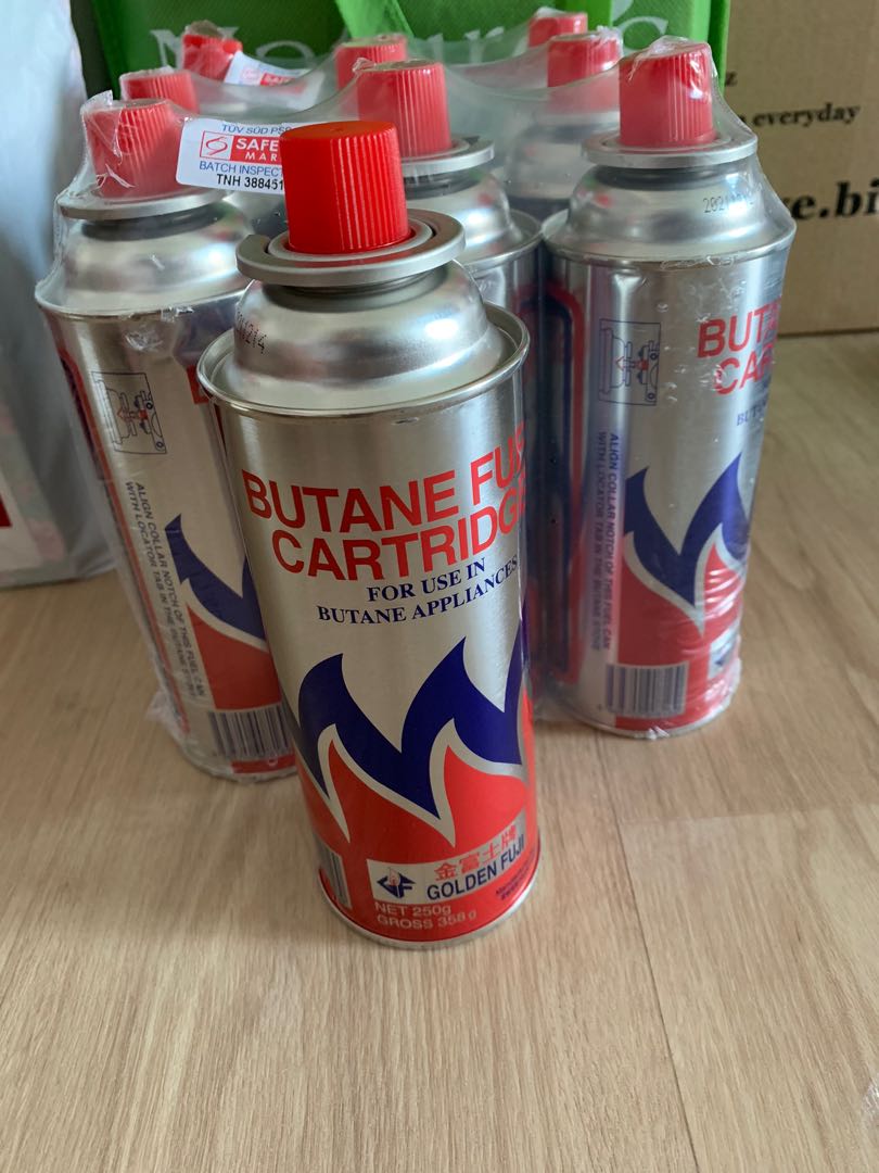 Golden fuji butane gas cartridge, TV & Home Appliances, Kitchen ...
