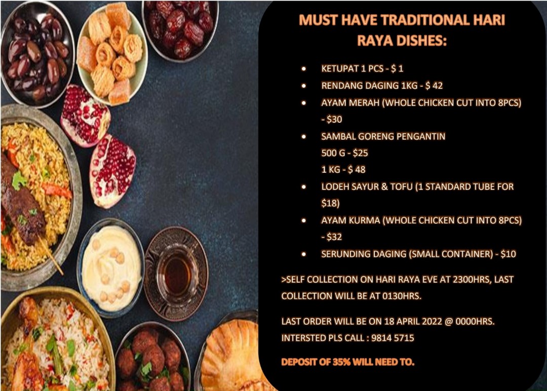 Hari Raya Feast, Food & Drinks, Local Eats on Carousell