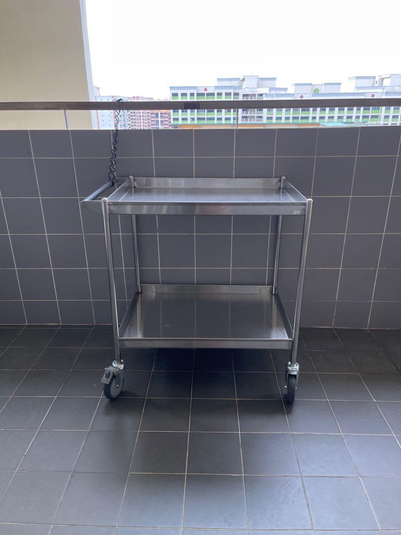 Heavy duty trolley cart, Furniture & Home Living, Furniture, Shelves ...