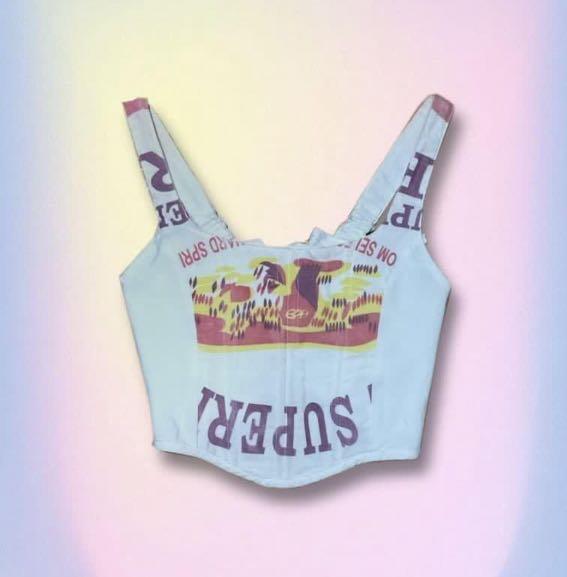 Hello Habi corset, Women's Fashion, Tops, Others Tops on Carousell