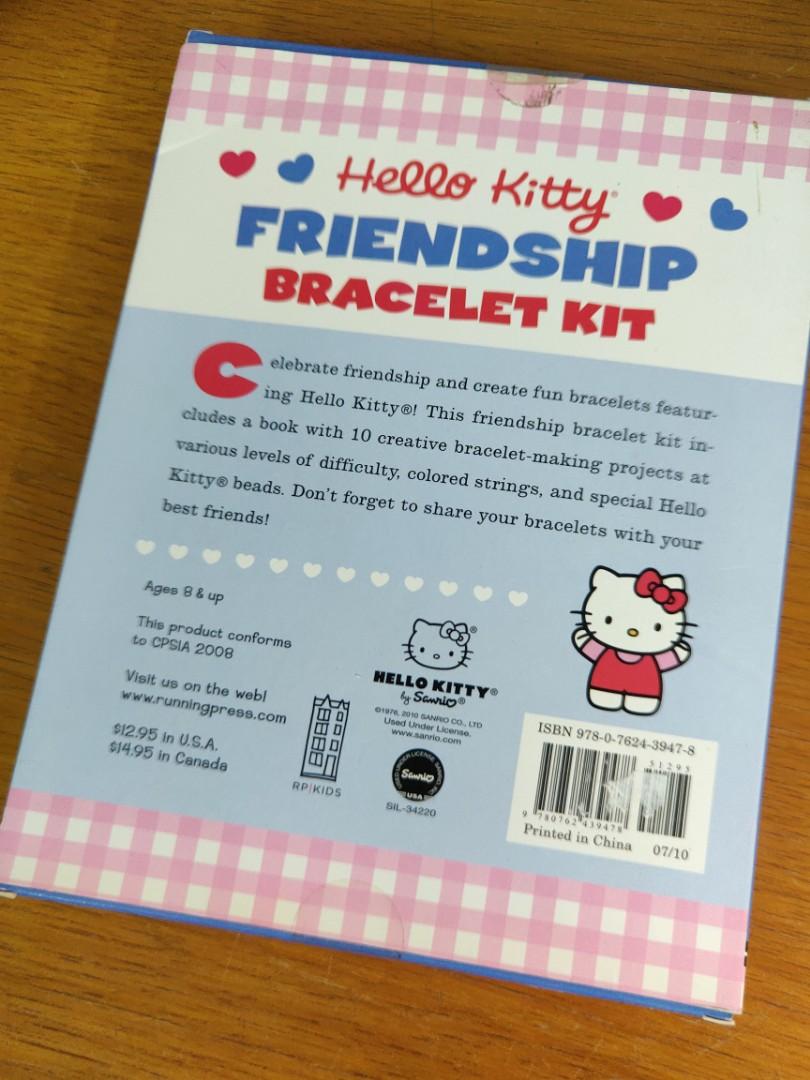 Hello Kitty Friendship Bracelet kit, Hobbies & Toys, Stationery & Craft ...