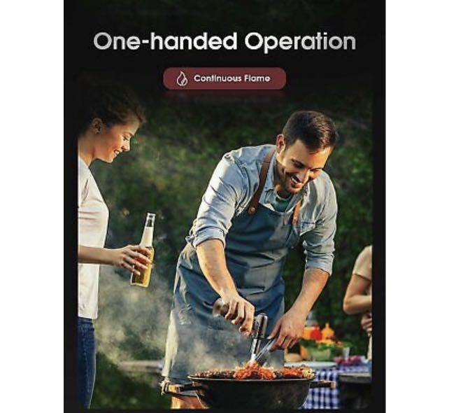 Homitt Torch Lighter Refillable Jet Gun Butane Gas Lighter For Cigar ...