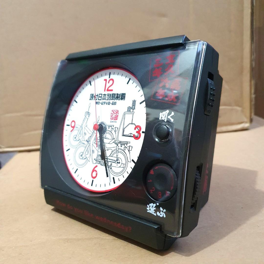 How do you like Wednesday Honda Cub alarm clock Japan, Furniture & Home ...