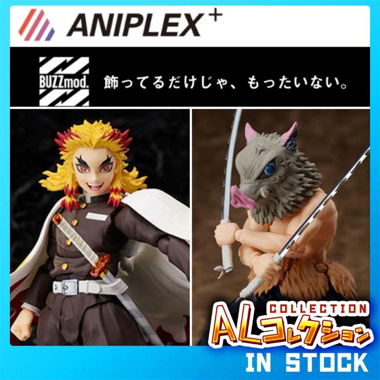 *in stock* Aniplex BUZZmod. Inosuke Hashibara Kyojuro Rengoku Kimetsu ...