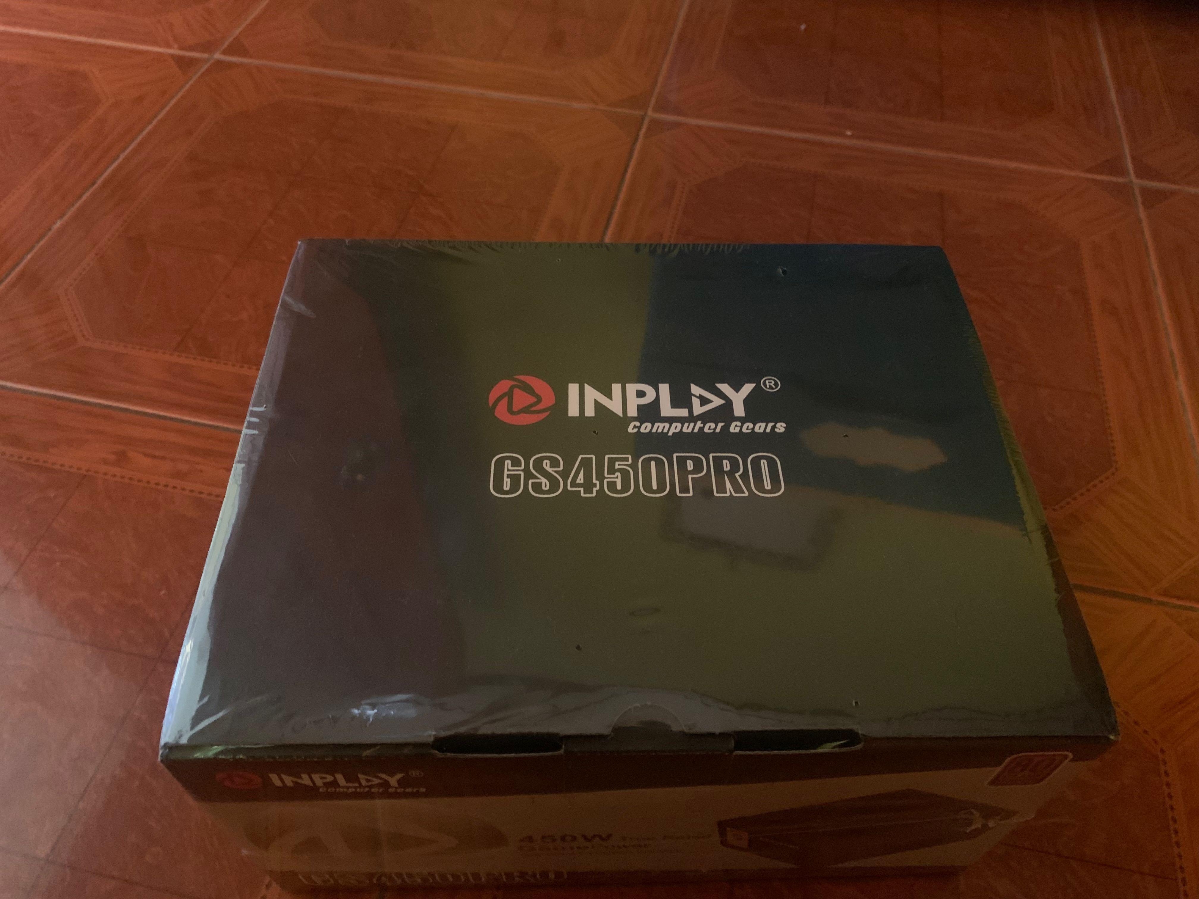 INPLAY GS450PRO 450WATTS, 80+ BRONZE TRUE-RATED POWER SUPPLY UNIT/ PSU ...