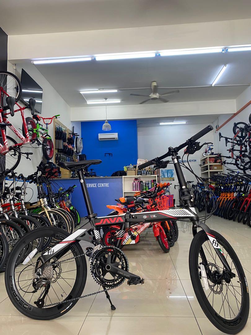 Java Aluminium Folding Bike, Sports Equipment, Bicycles & Parts, Bicycles on Carousell