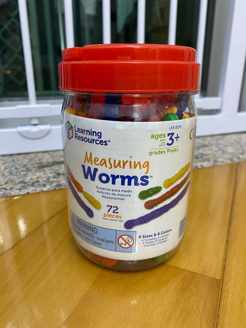 Learning resources measuring worms 量度長度小熊, 兒童＆孕婦用品, 嬰兒玩具 - Carousell