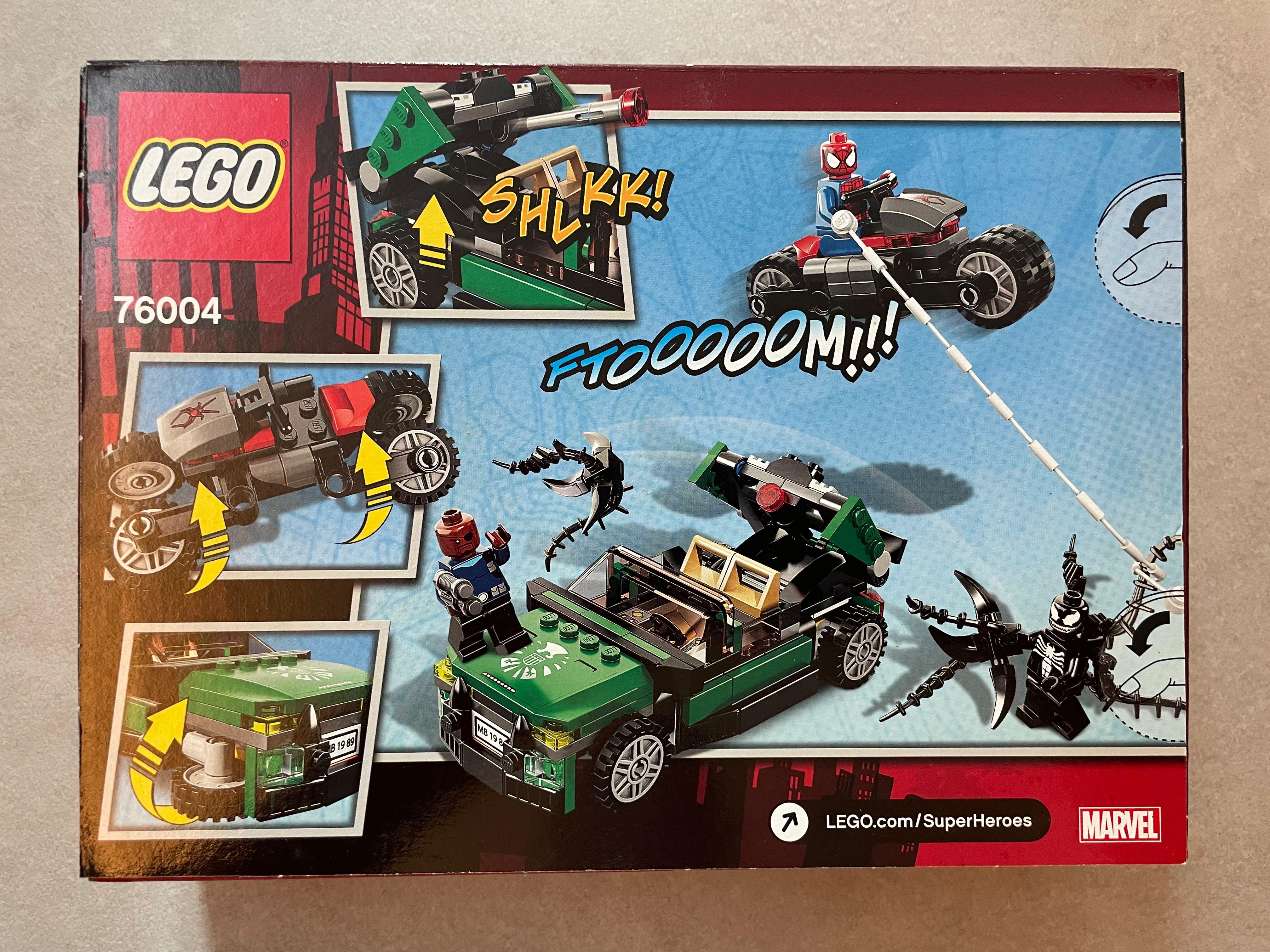 Lego 76004, Spider-Man: Spider-Cycle Chase, Marvel, 興趣及遊戲, 玩具 & 遊戲類 ...