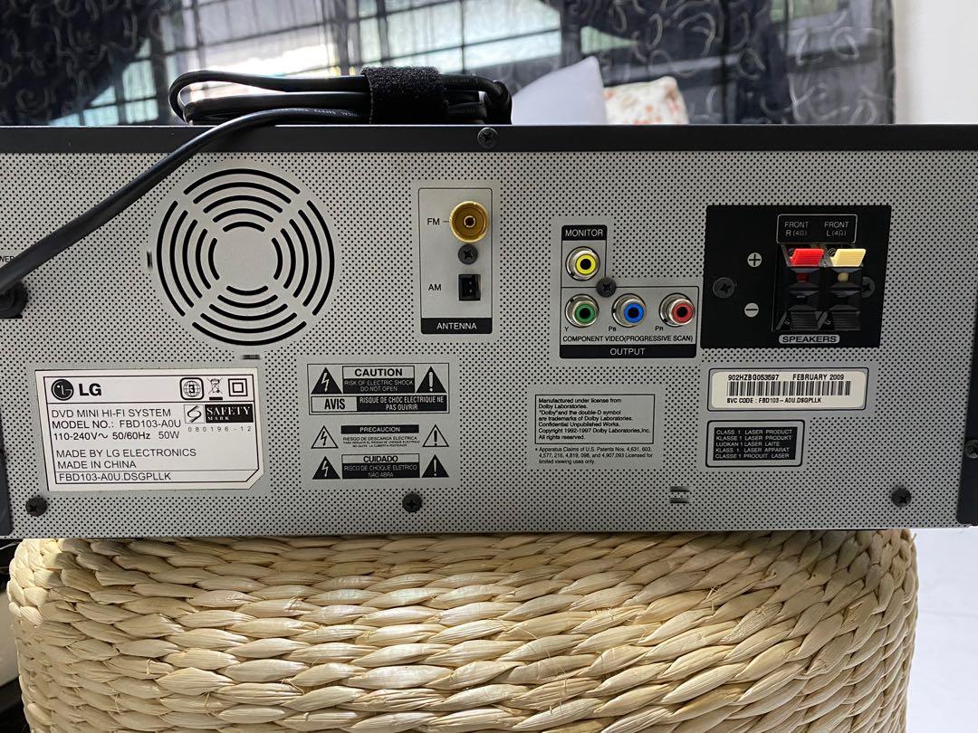 LG DVD HI FI MINI SYSTEM, Audio, Other Audio Equipment on Carousell