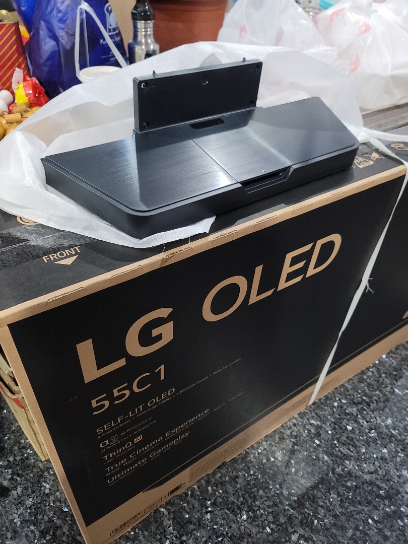 LG OLED 55C1 55inch TV Stand, TV & Home Appliances, TV & Entertainment ...