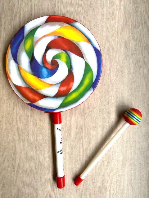 Lollipop portable drum, Hobbies & Toys, Music & Media, Musical ...