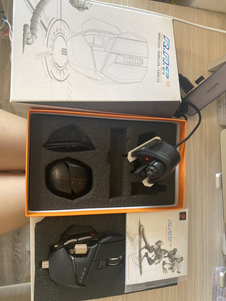 Mad Catz R.A.T.9 Gaming Mouse, Computers & Tech, Parts & Accessories ...