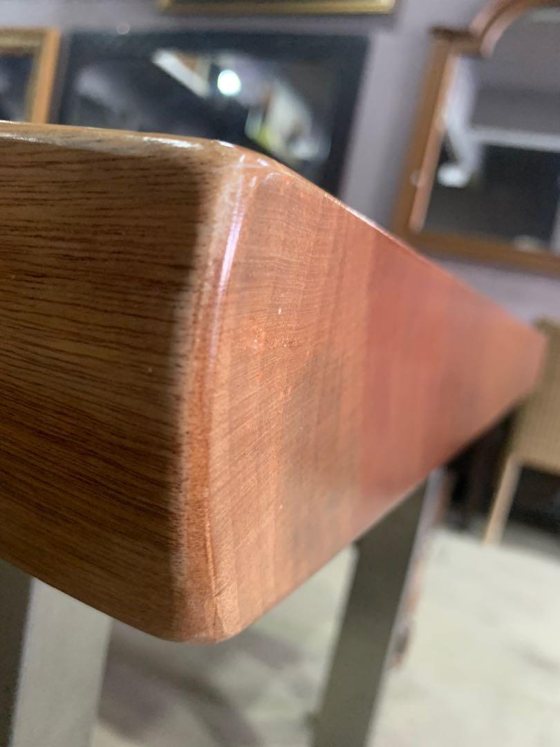 Mahogany ,slab dining table, Furniture & Home Living, Furniture, Other ...