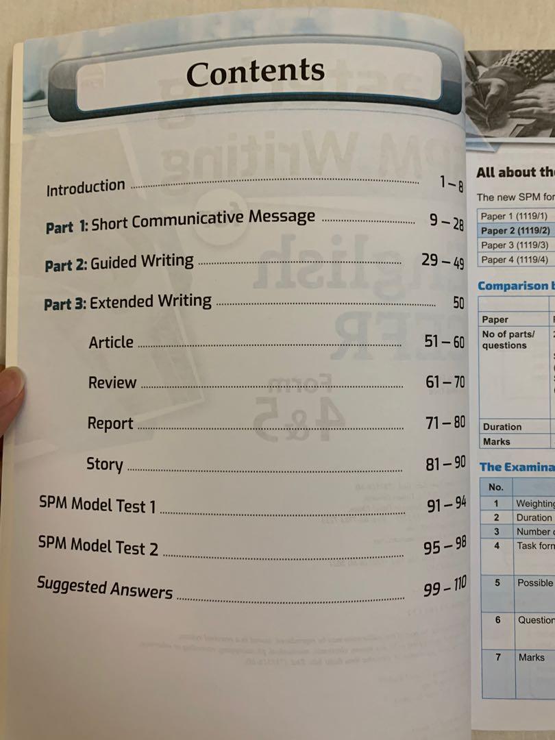 Mastering SPM Writing for English CEFR, Hobbies & Toys, Books ...