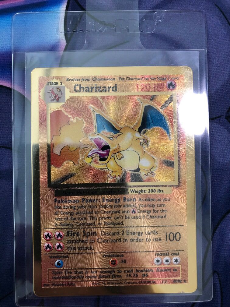 Metal Charizard 25th anniversary UPC, Hobbies & Toys, Toys & Games on ...
