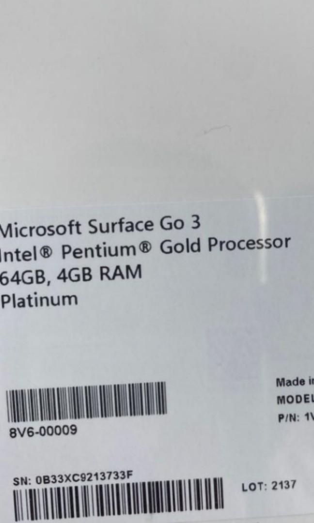 Microsoft Go Pro 3, Mobile Phones & Gadgets, Tablets, Windows on Carousell