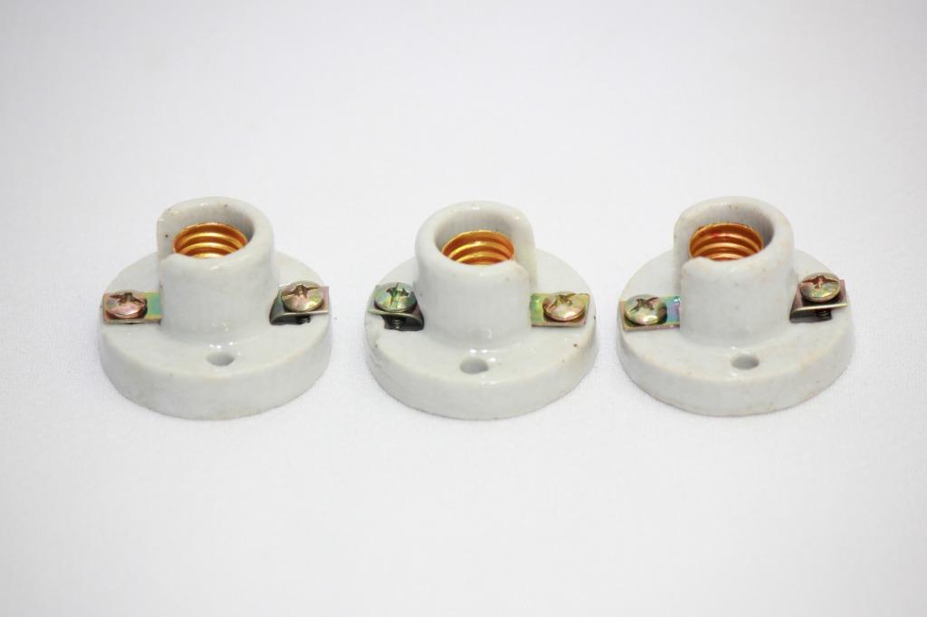 MINI BULB HOLDER SOCKET E-10, CERAMIC SCREW TYPE BULB, BEST FOR LIGHTS ...