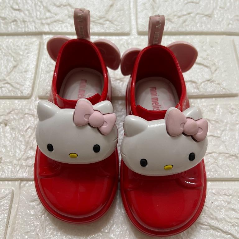 Mini Melissa Ultragirl Black Cat & Hello Kitty // Crocs Frozen, Babies ...