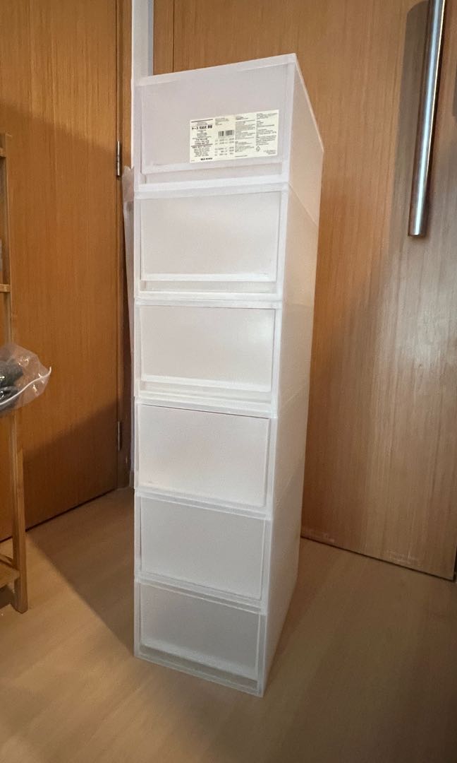 Muji PP storage boxes *6, Furniture & Home Living, Furniture, Shelves ...