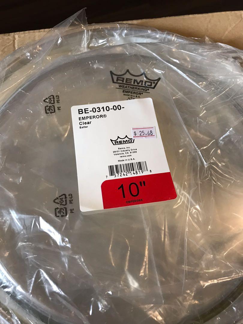 New Evans / Remo drum skins - 14”inch coated snare heads and 10/12/13 ...