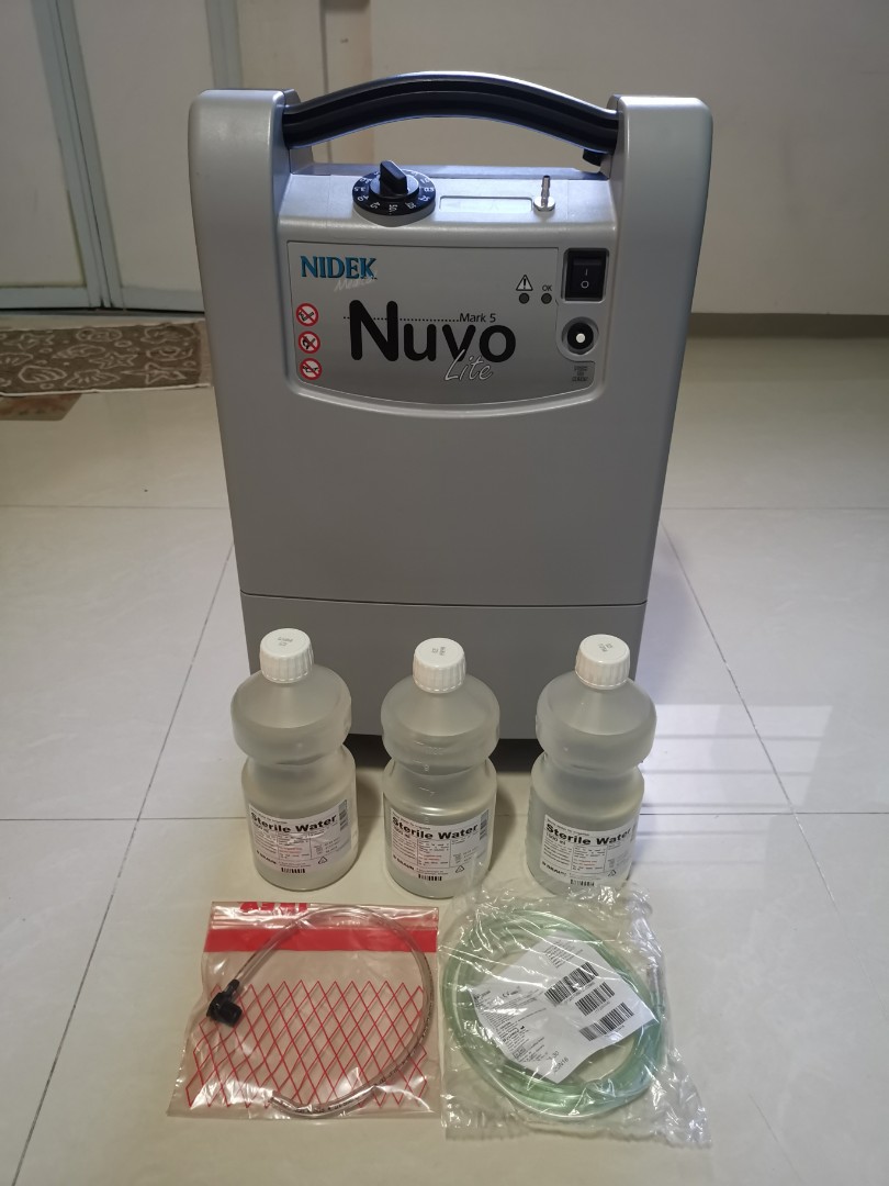 Nidek Nuro Lite 0-5LPM Oxygen Concentrator, Health & Nutrition, Medical ...