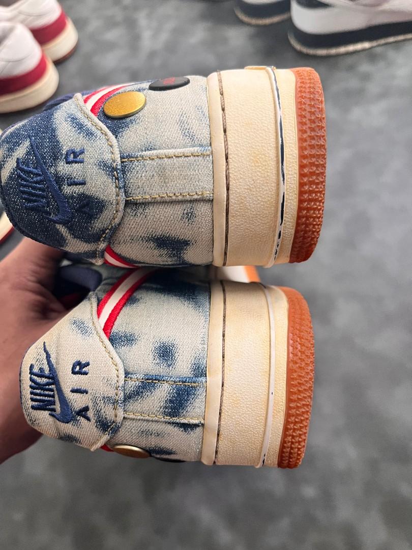 Nike AF1 Low Acid Denim Wash "13, Men's Fashion, Footwear, Sneakers on ...