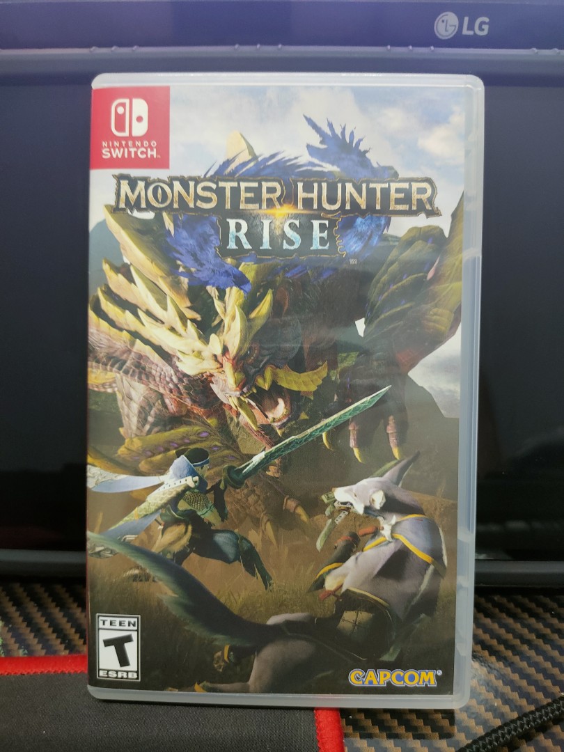 Nintendo Switch - Monster Hunter Rise, Video Gaming, Video Games ...
