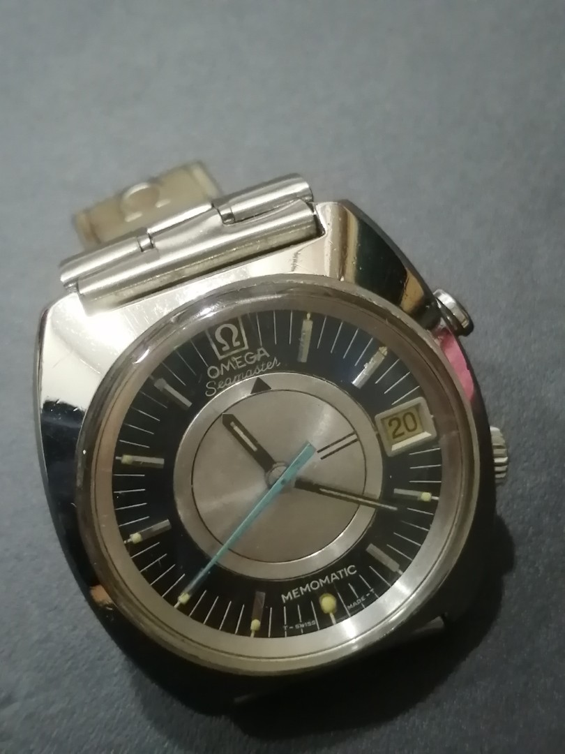 1150) Omega Memomatic Alarm Watch, Men's Fashion, Watches & Accessories ...