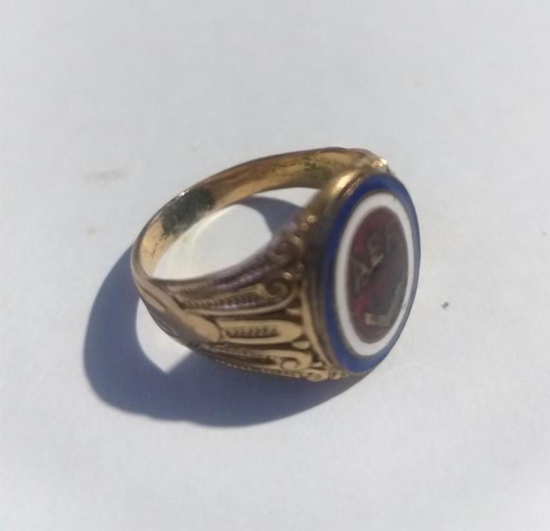 Original Antique WWI AEF American Expeditionary Forces 12K Gold Shell ...