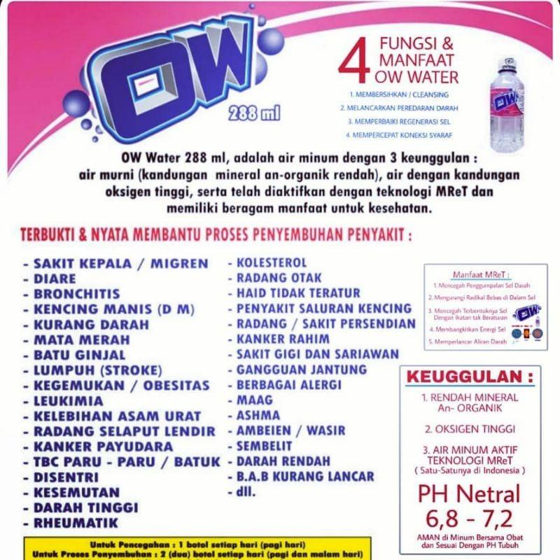 OW WATER / AIR BEROKSIGEN, Makanan & Minuman, Minuman Tidak Beralkohol ...