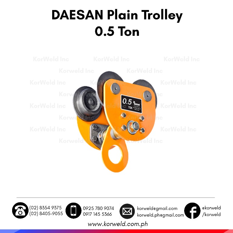 Plain Trolley 0.5 Ton, Commercial & Industrial, Construction Tools ...