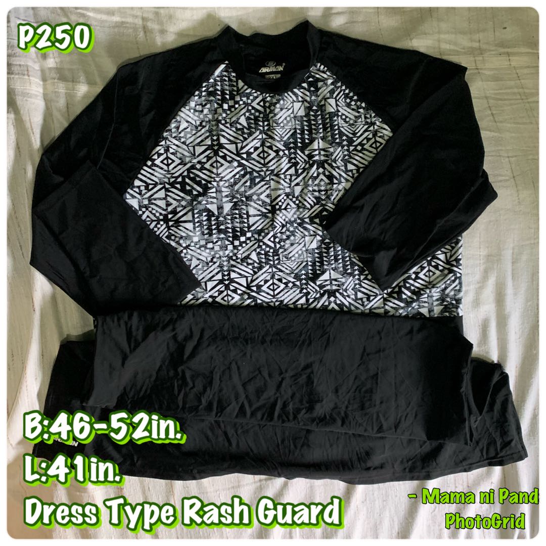 Plus Size Preloved but never used Dress Rash Guard, Women's Fashion ...