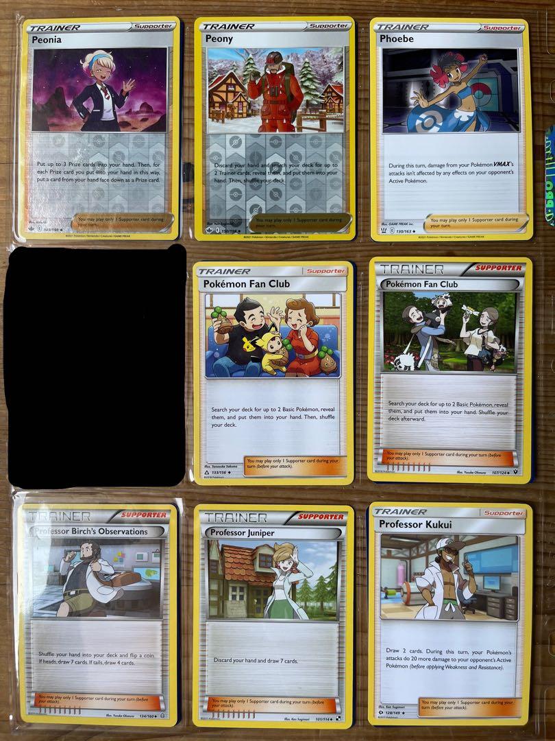 Pokémon TCG - Supporter Cards, Hobbies & Toys, Toys & Games on Carousell