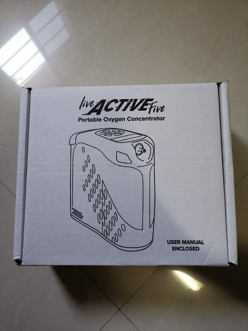 Precision Medical Live Active Five Portable Oxygen Concentrator, Health ...