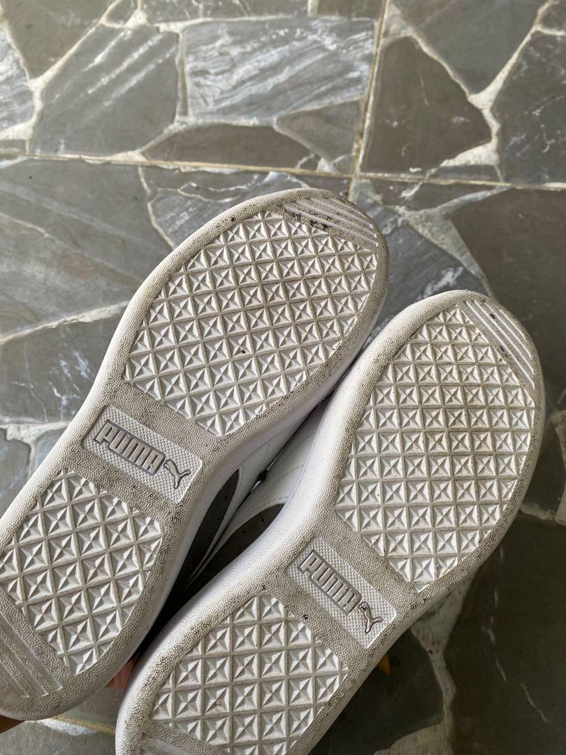 Puma Soft Foam Suede Grey Sneakers, Women's Fashion, Footwear, Sneakers ...