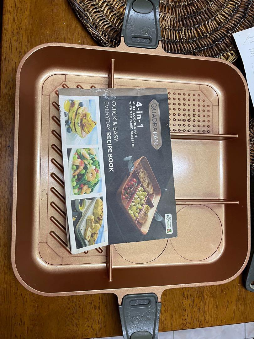 Quadrapan 4 in 1 cookware / bakeware pan, Furniture & Home Living ...