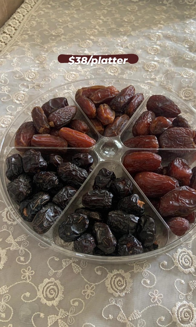 Ramadhan Dates Platter Assorted, Food & Drinks, Local Eats on Carousell
