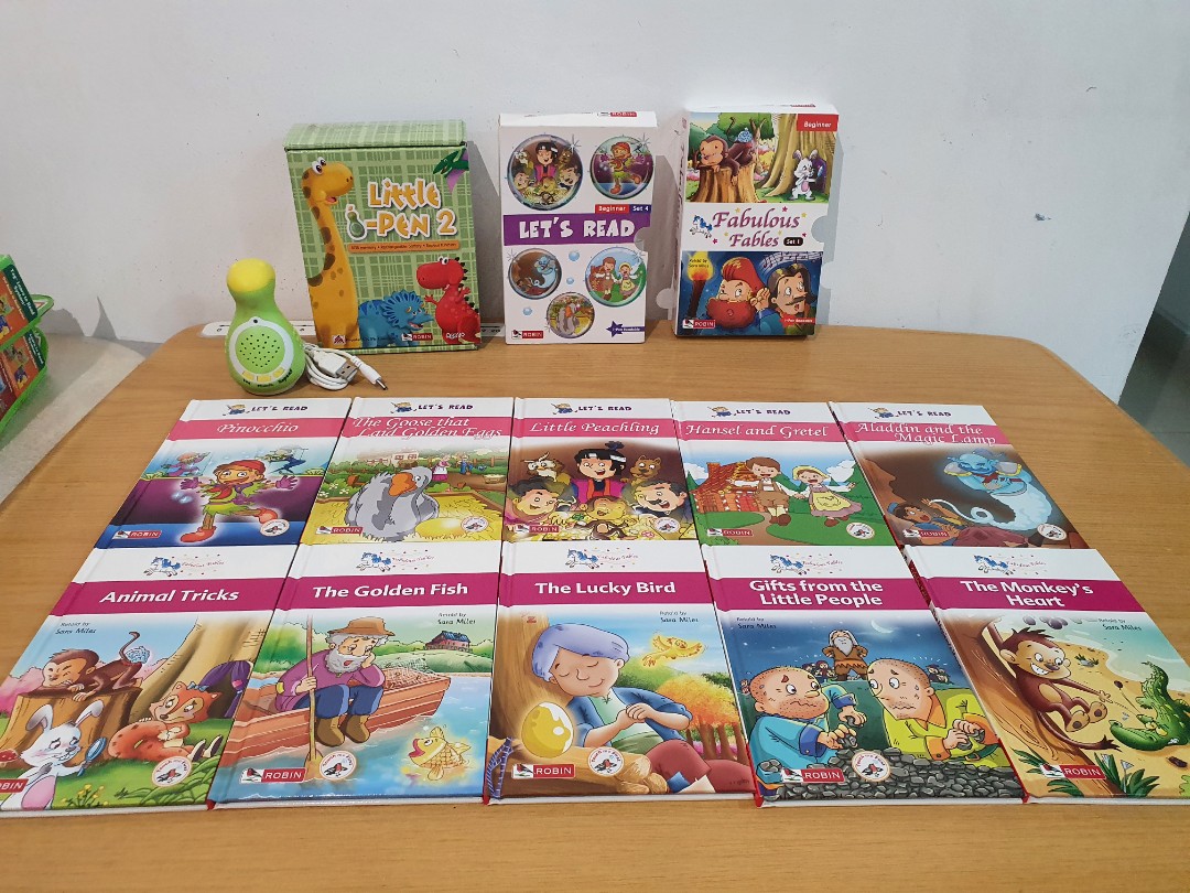 Robin books with reader pen, Hobbies & Toys, Books & Magazines ...