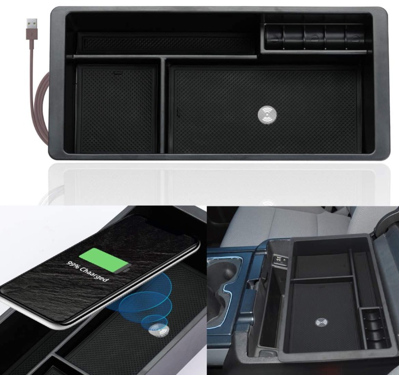ROCCS Wireless Charger Center Console Insert Organizer Tray, Everything ...
