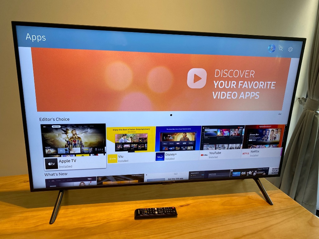 Samsung 50 inch 4k Smart TV, TV & Home Appliances, TV & Entertainment, TV on Carousell