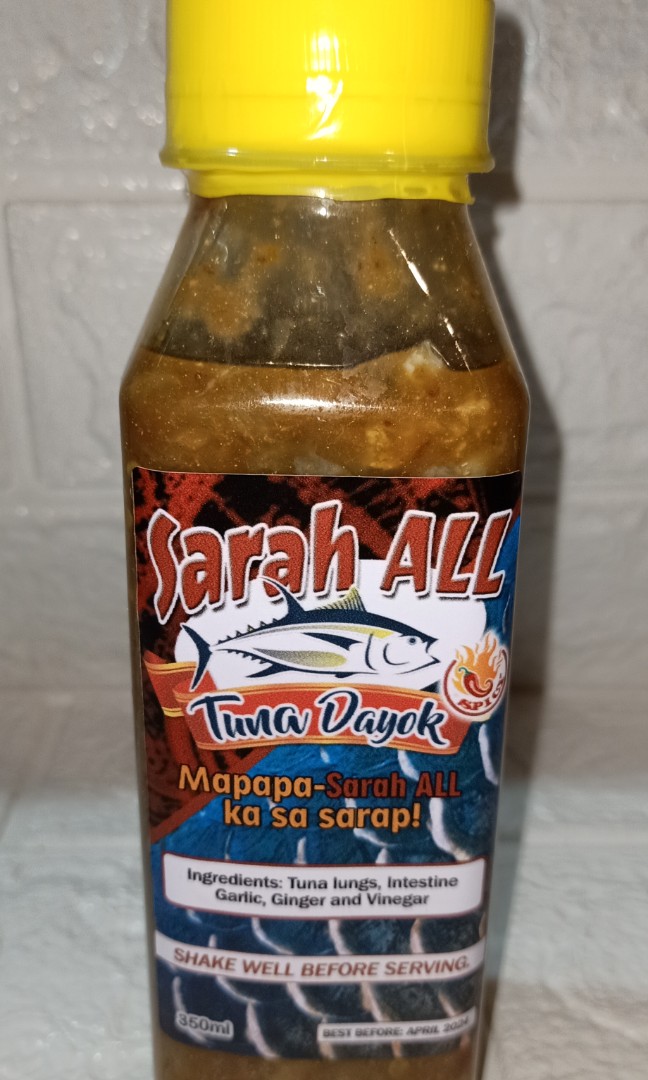 Sarah All Spicy Tuna Dayok 350mL, Food & Drinks, Local Eats on Carousell