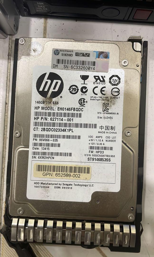 Server SAS Hard Disk, Computers & Tech, Parts & Accessories, Hard Disks ...