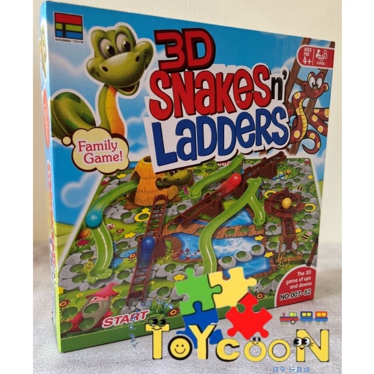 {SG Local}3D Snakes Latest Modern 3-Dimensional type Snakes and Ladders ...