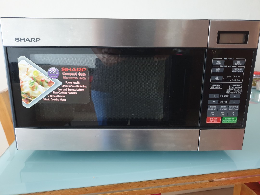 Sharp Microwave Oven 22L, TV & Home Appliances, Kitchen Appliances ...
