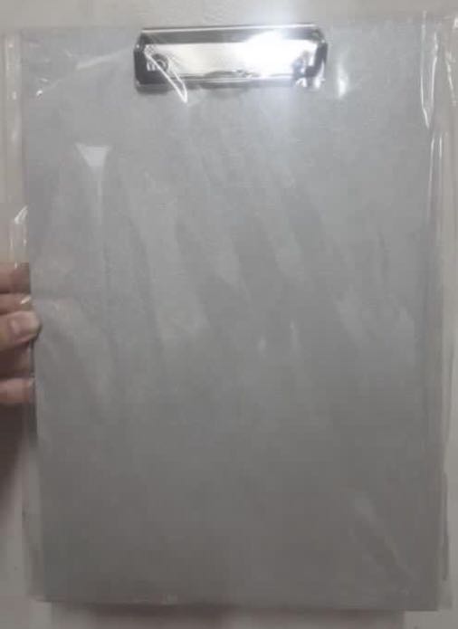 Silver Gray Clipboard Short Bond Paper Size, Hobbies & Toys, Stationary ...
