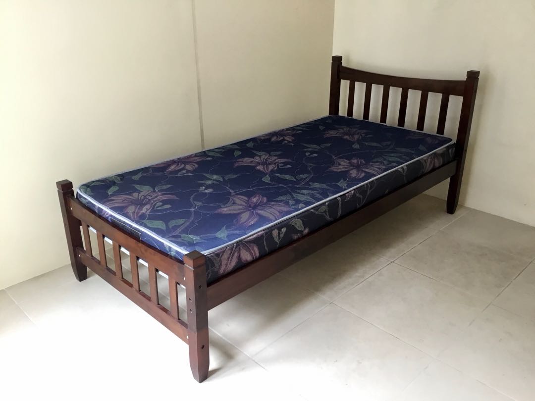 Single size bed frame, Furniture & Home Living, Furniture, Bed Frames ...