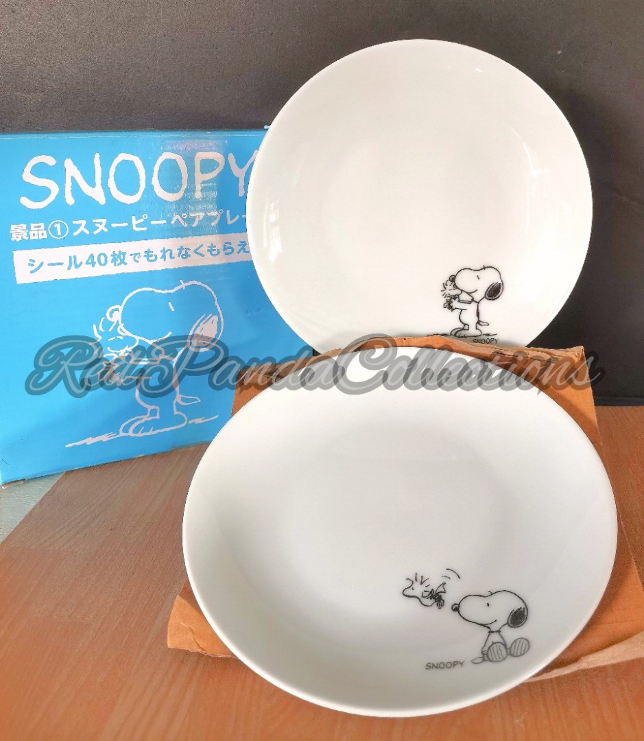 Snoopy 2in1 Plates designs, Furniture & Home Living, Kitchenware ...